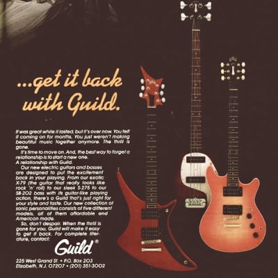 Guild SB-202 1982 Sunburst USA | Reverb