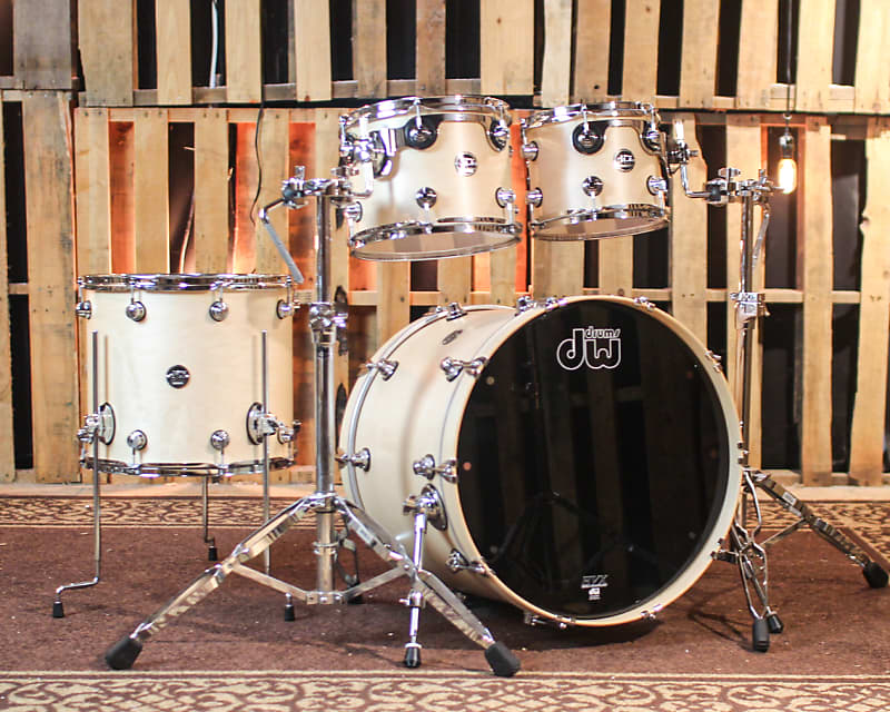 DW Performance Satin Natural Stage Drum Set - | Reverb