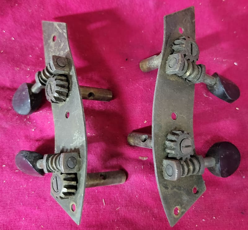 Vintage geared violin machine heads tuners | Reverb