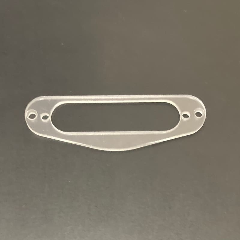 New clear plastic pickup ring strat tele lipstick single coil | Reverb