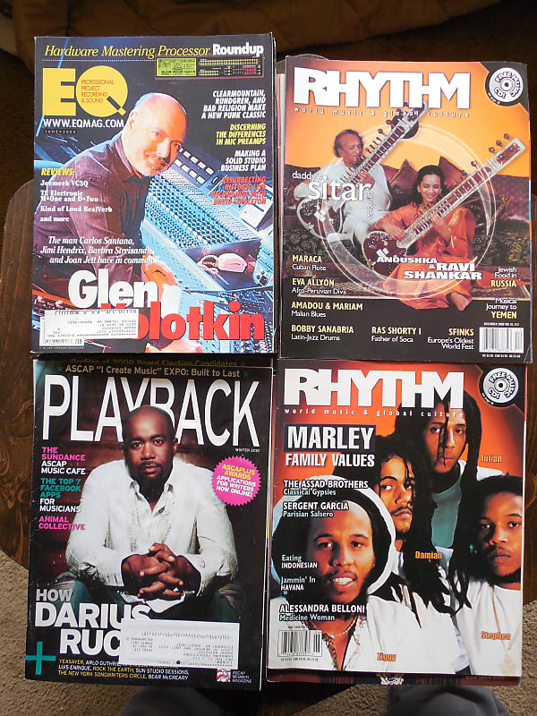 Lot of 19 Magazines including EQ, Rhythm and Playback Issues | Reverb