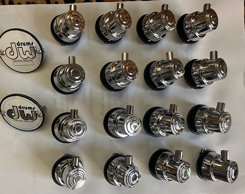 (16) NEW DW Design Series Mini Turret Tom Lugs TP30 Gaskets & | Reverb