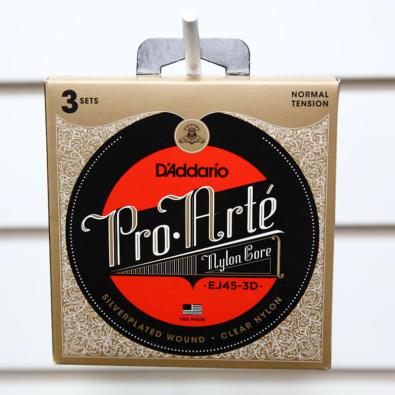 D'Addario EJ45-3D Pro-Arte Nylon Classical Guitar Strings, | Reverb