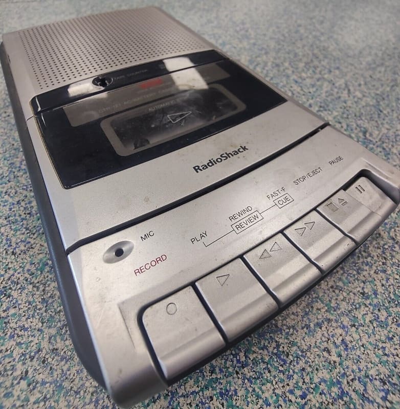 Radio Shack Cassette Recorder Voice Activated VOX Desktop | Reverb