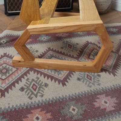 Lakefront Deluxe Amp Stand, custom made solid wood guitar | Reverb