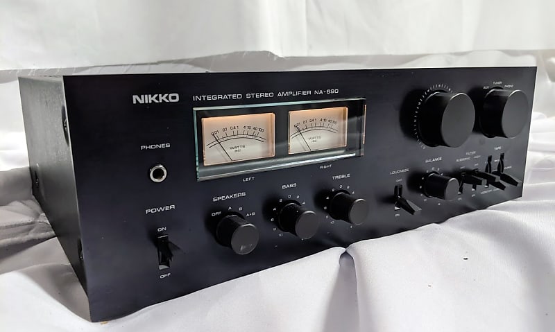 Nikko MA-690 Integrated Stereo Amplifier 1979 Black | Reverb