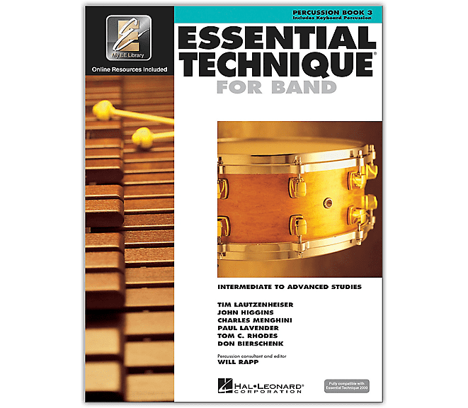 Essential Technique Book 3 - Percussion Hal Leonard | Reverb