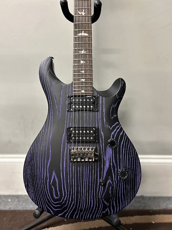 PRS SE Swamp Ash CE 24 Sandblasted 2024 - Sandblasted Purple | Reverb