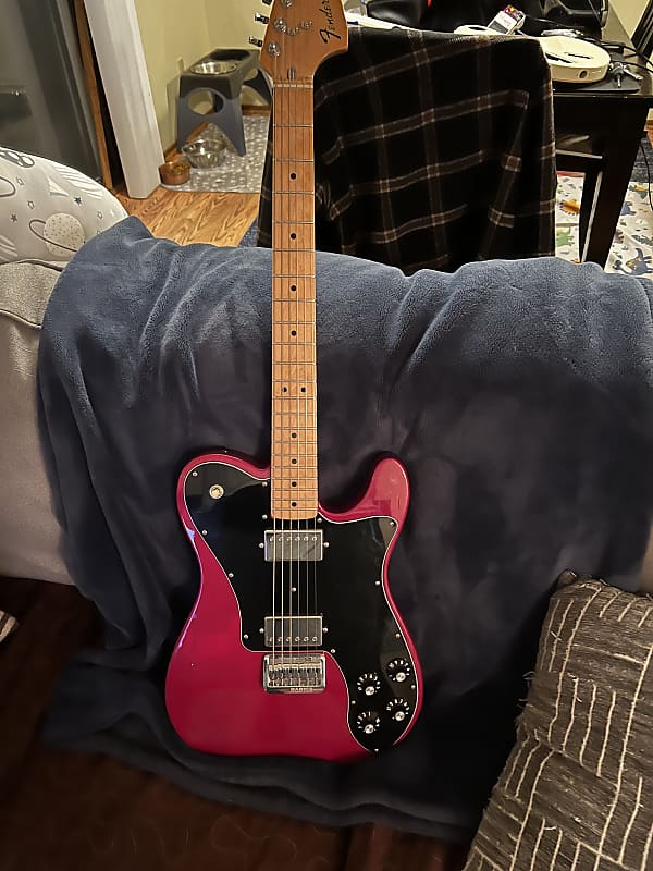 Fender Telecaster deluxe Mid 2000’s - Red | Reverb