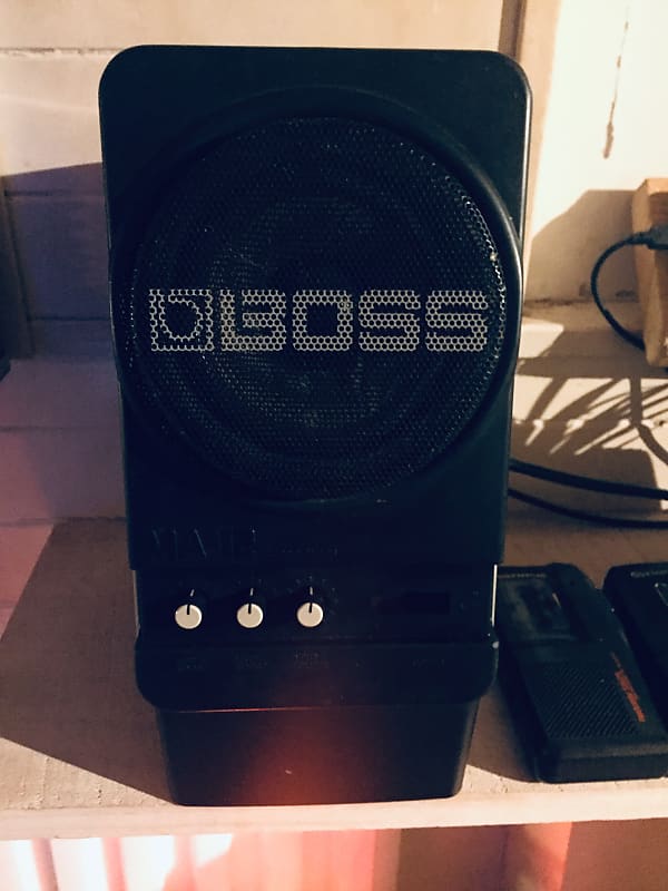 2 x Boss MA-12 Micro Monitor Speakers Black Built-in | Reverb