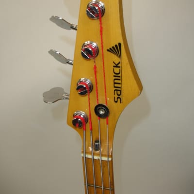 Vintage Samick 4-String Long-Scale Bass, Maple Fingerboard, | Reverb