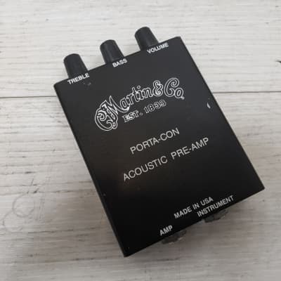 Martin Porta Con Acoustic Preamp 1990's Functional | Reverb