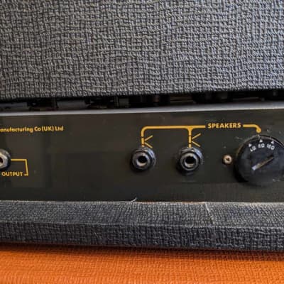 Very Rare 70s Laney Klipp 100w L100 Black/Red Partridge | Reverb