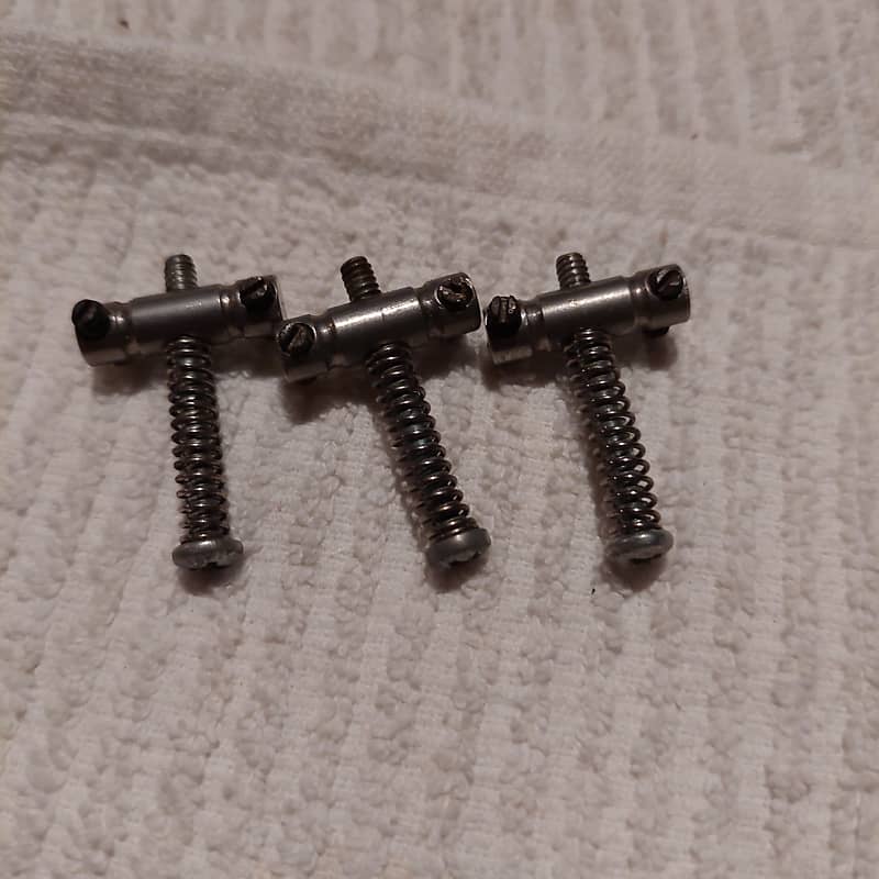 Fender Telecaster Bridge Inserts 1960's Nickel | Reverb UK