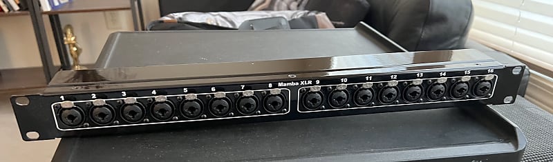 Mamba XLR Combo Patch Bay with XLR + TRS + TS inputs/outputs | Reverb