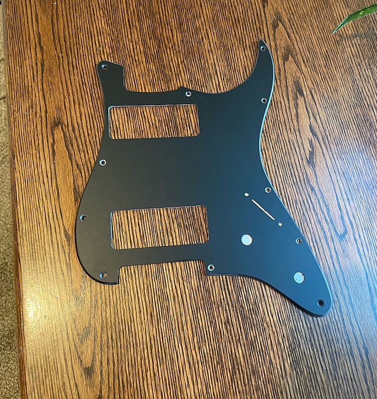 P90 Stratocaster pickguard Matt Black 2022 | Reverb