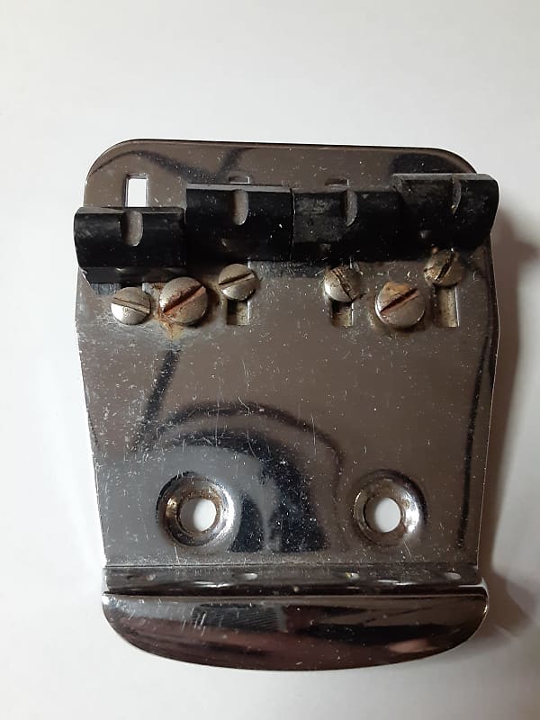 Vintage 1960's Guild / Hagstrom Compensated BASS bridge - | Reverb
