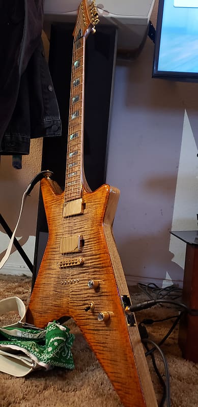 Kiesel V220 Orange clali burst | Reverb