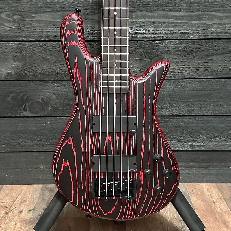 Spector NS Pulse 5 String Cinder Red Electric Bass Guitar | Reverb