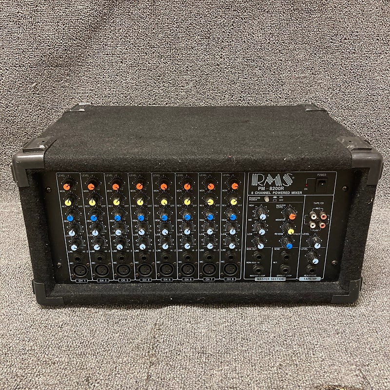 RMS 8-Channel 200W Powered Mixer | Reverb Australia