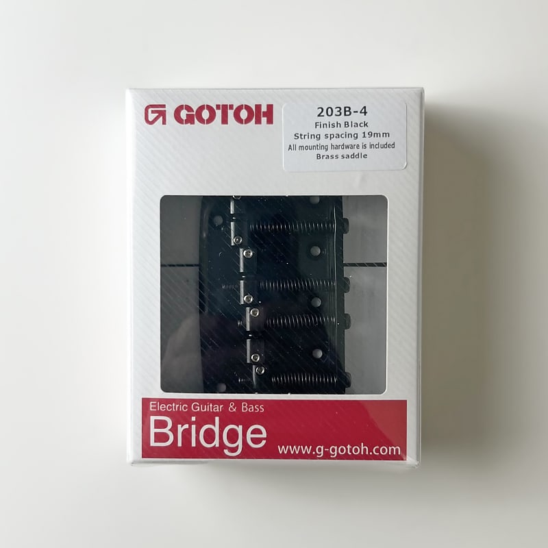 Gotoh 203B-4 Bass Bridge 4-Strings Precision Jazz for Fender | Reverb