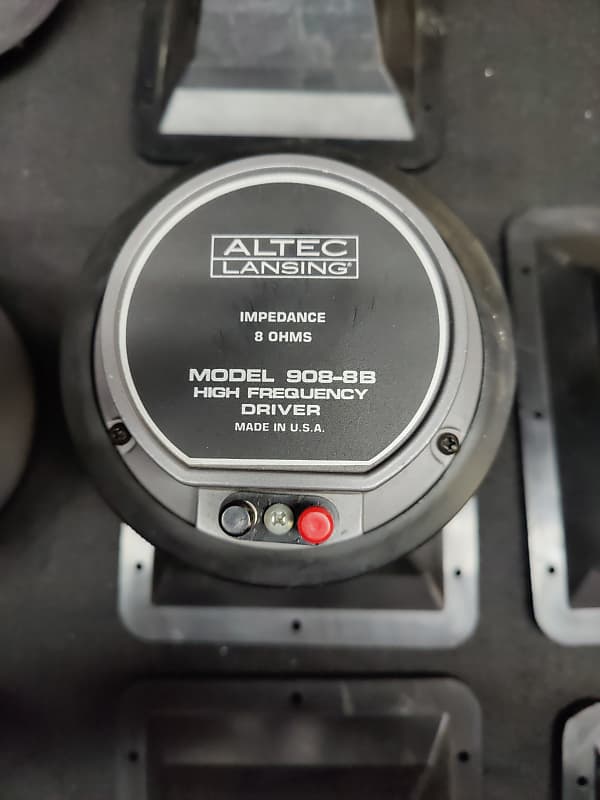 Vintage Altec Lansing 908-8b Driver w/ Aftermarket ABS Horn | Reverb