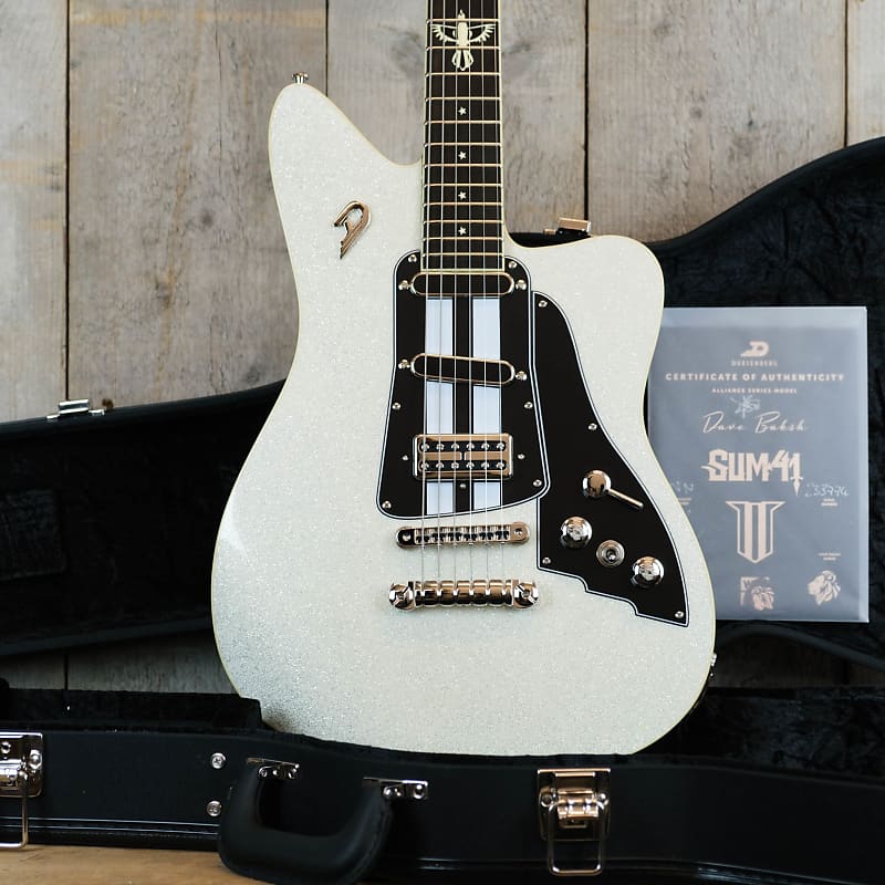 Duesenberg Dave Baksh 2023 - White Sparkle | Reverb UK