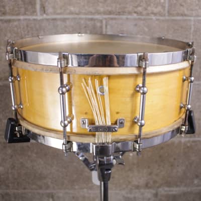 Graham Lear's Super-Ludwig Wood Shell Late '20's 5" x 14" | Reverb
