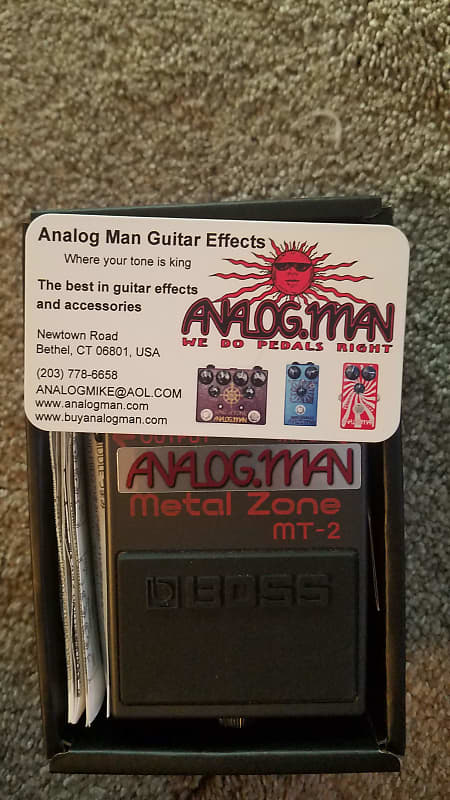 Analogman Metal Zone Pro Mod Like New! | Reverb