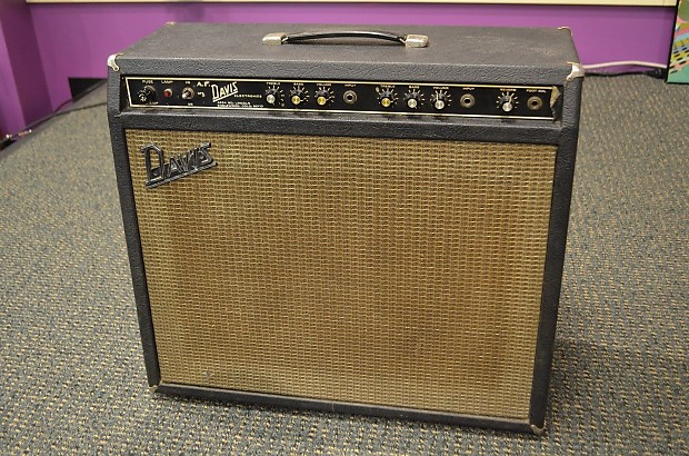 Vintage 1970's A.F. Davis Electronics 115 Combo Guitar Amp | Reverb