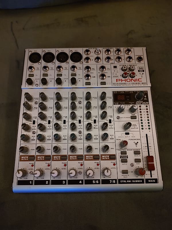 Phonic Helix Board 12 FireWire MKII 2008 - Silver | Reverb