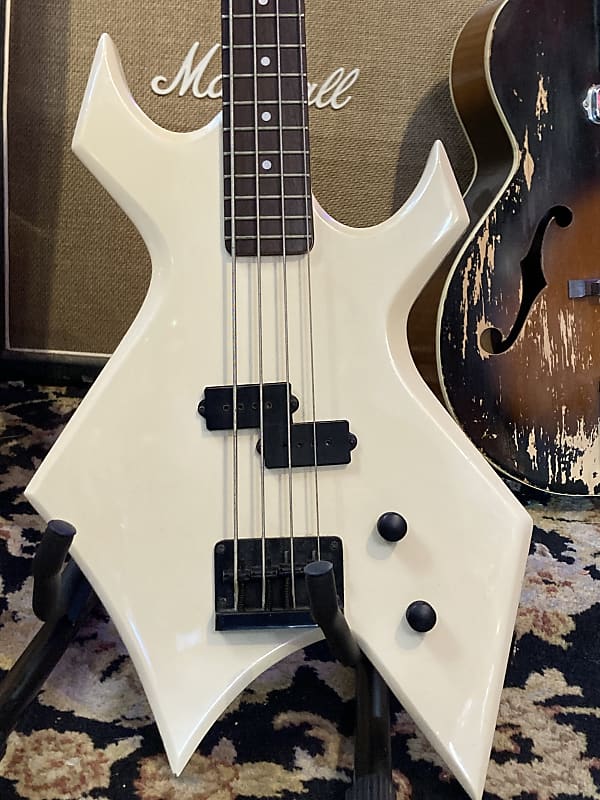 B.C. Rich NJ Series Warlock Bass MIJ c. 1986 - Glitter Rock | Reverb