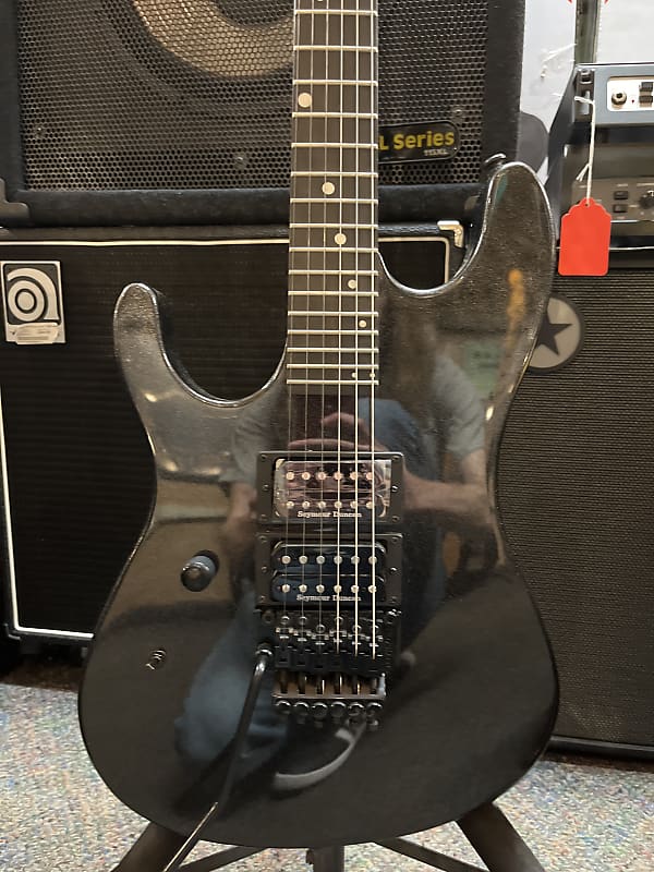 Kramer Nightswan Left Handed Jet Black Metallic | Reverb