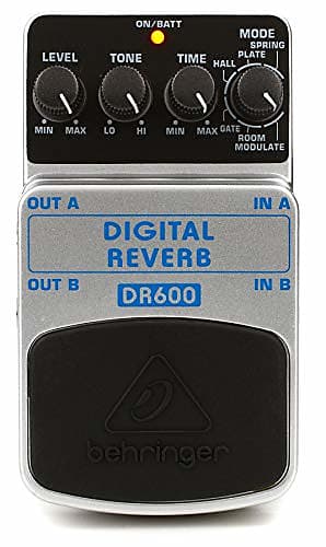 Behringer Digital Stereo Reverb DR600 Effects Pedal | Reverb