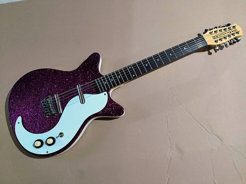 Danelectro 59M 12-String 2010s Purple SPARKLE! | Reverb Australia