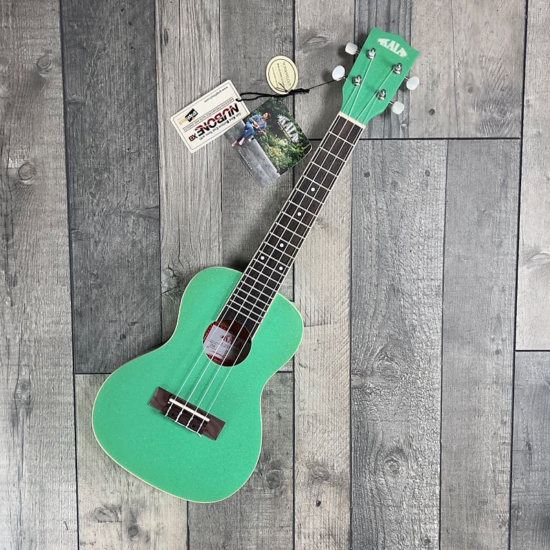 Kala SPRK Green Sparkle Concert Ukulele | Reverb
