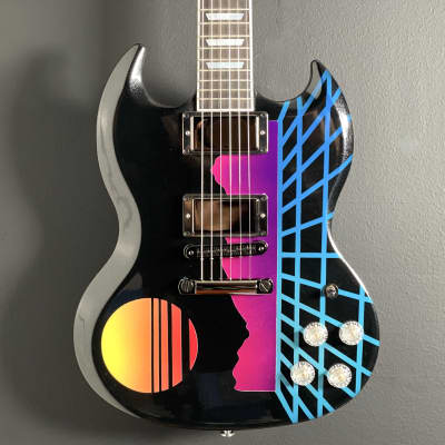 2021 Gibson Mod Collection SG Modern - Factory Outrun Black | Reverb