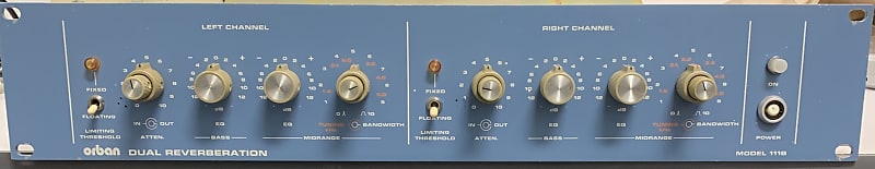 Orban 111B Dual Reverberation Vintage - Blue | Reverb