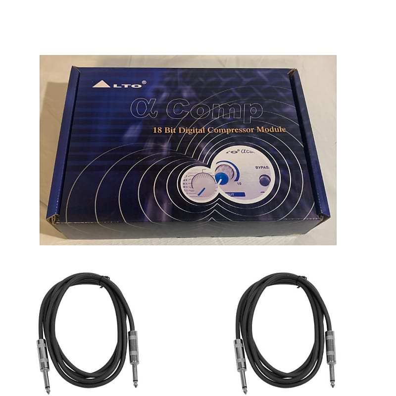 New Alto Professional Alpha Comp- Compressor/Limiter with EQ | Reverb