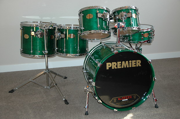 Premier SIGNIA mid 90's Emerald Green Lacquer | Reverb