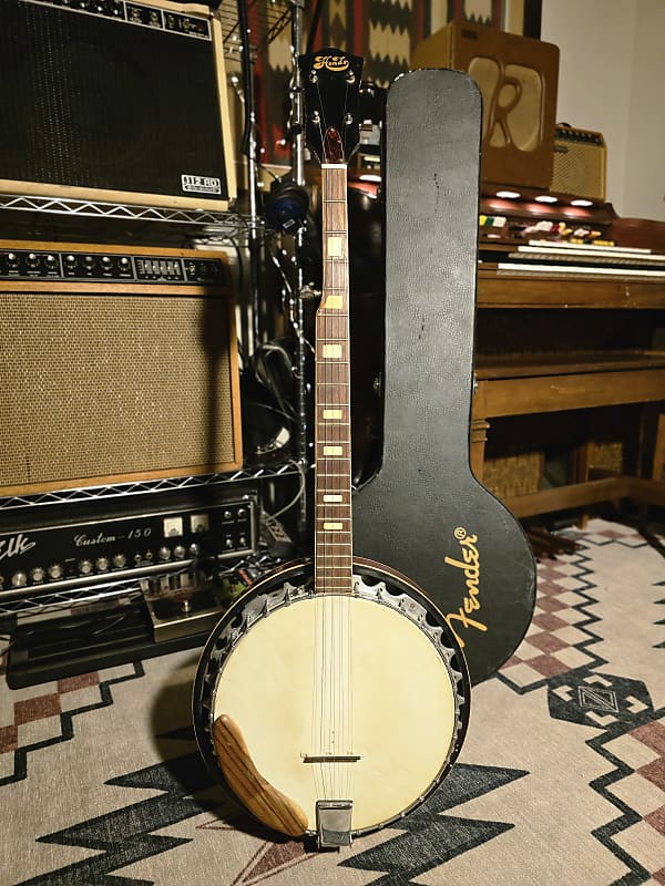 1970's Made In Japan Hondo 5 String Bluegrass Resonator Banjo | Reverb