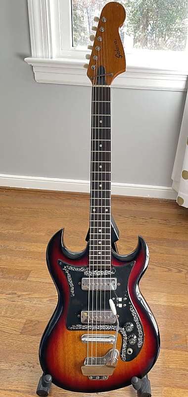 Vintage Sekova Electric Guitar 1960s Sunburst | Reverb