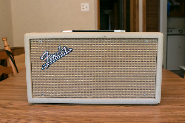 Vintage 1964 Fender 6G15 Reverb Tank! RARE White | Reverb