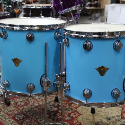DW Classics Series 4-Piece Drum Kit - Blue Lacquer | Reverb
