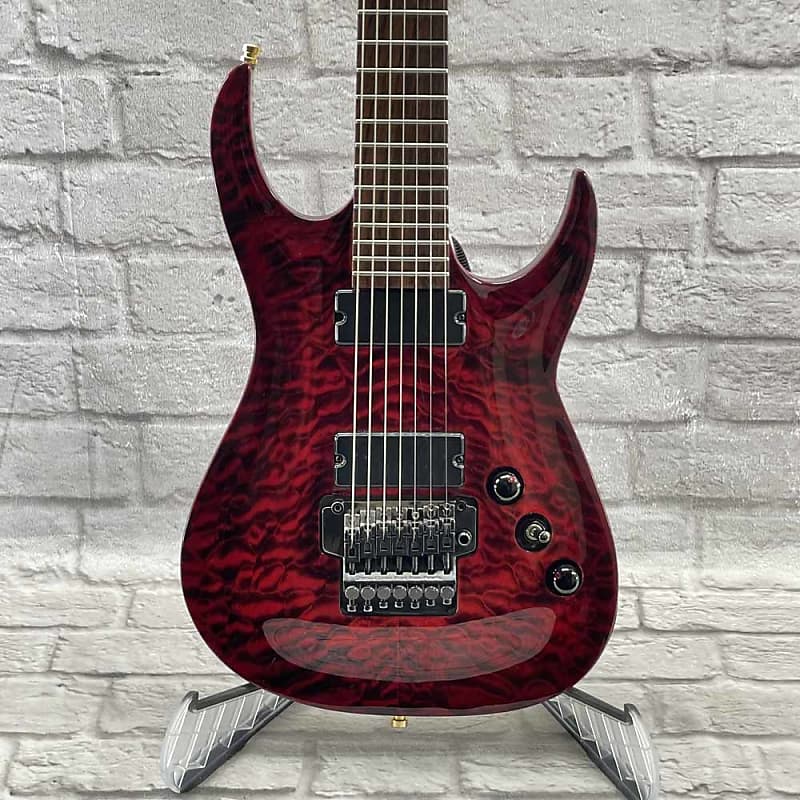 Used: Agile Interceptor Pro 727 7 String Electric Guitar with | Reverb
