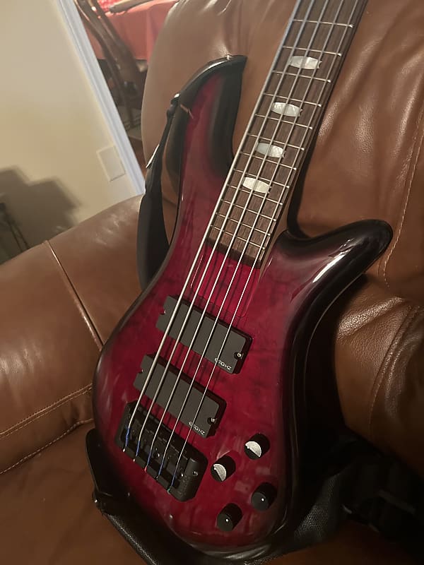 Spector Euro Rebop 5 String 2012 - Deep Red | Reverb