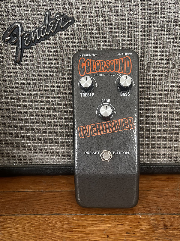 Colorsound Overdriver 2022 - Black | Reverb