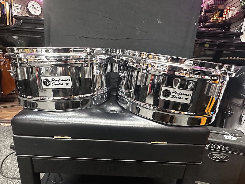 LP Performer Timbale Set 13 and 14" - Steel / NO STAND | Reverb