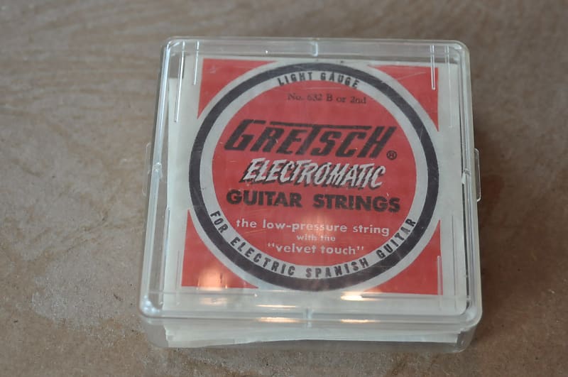 Gretsch Electromatic guitar strings 1950's "T" roof logo in | Reverb