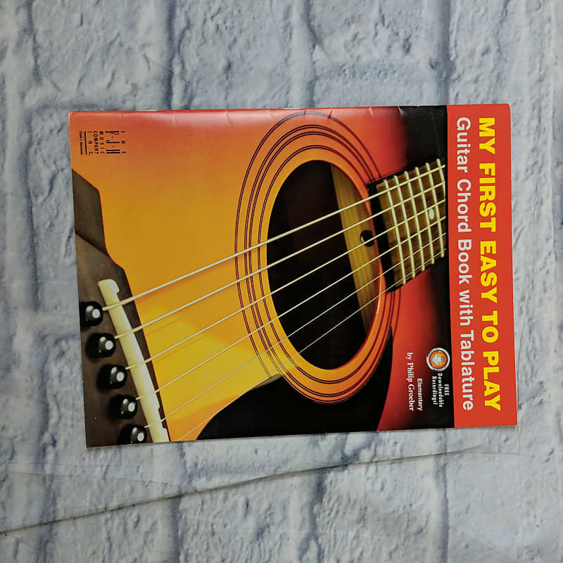 My First Easy To Play - Guitar Chord Book With Tablature | Reverb